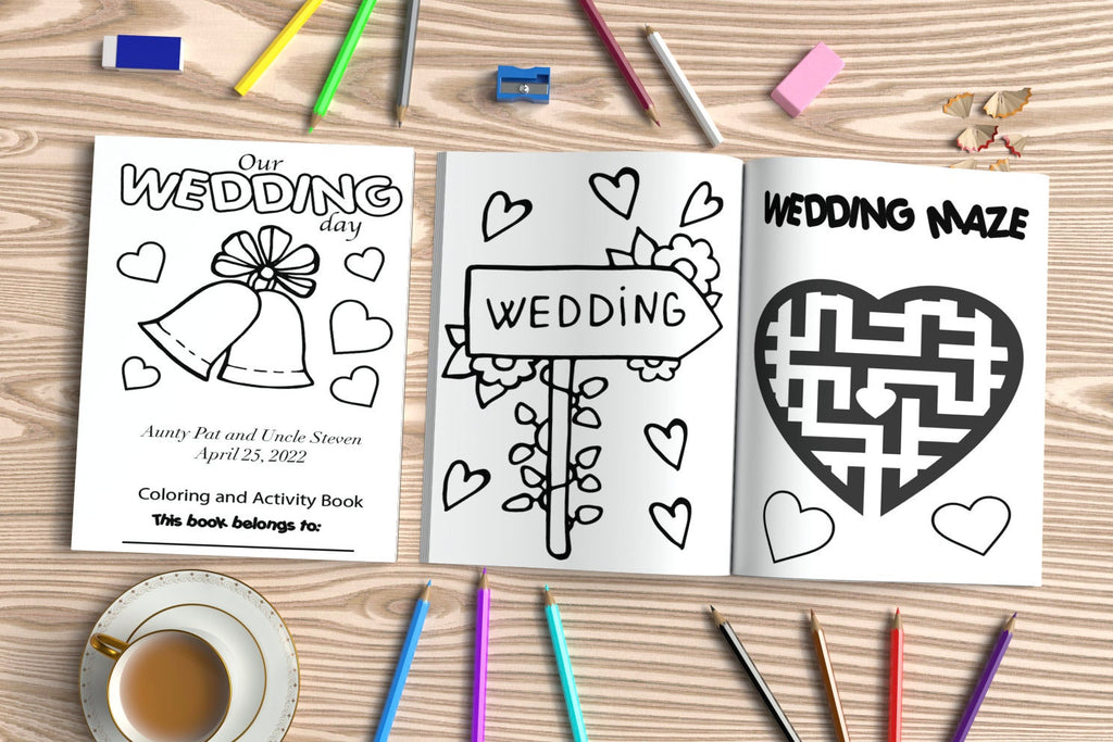 Wedding Activity Book Printable
